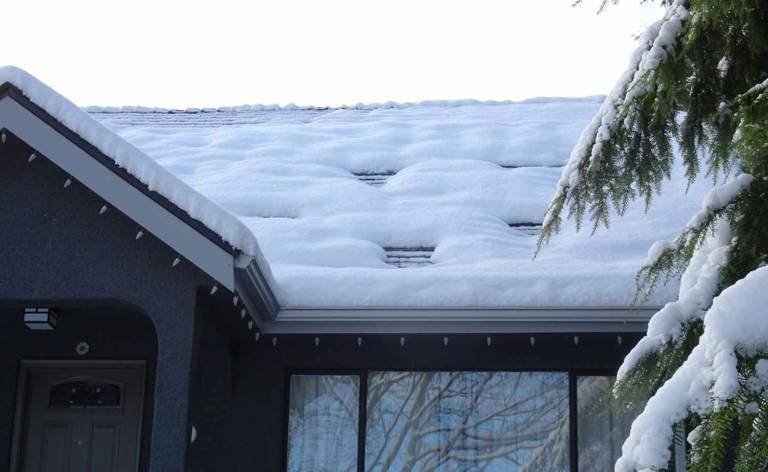 How to Interpret Uneven Snow Melt on Roof - Ecotelligent Homes
